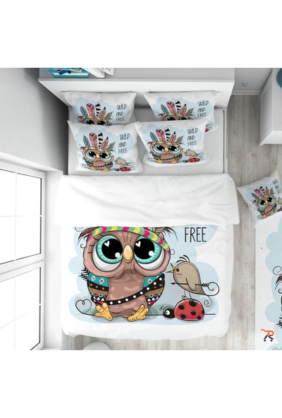 Rivaİstanbul Cesur Baykuş Çocuk Nevresim Takımı Pamuk Saten (Çarşafsız) Rivaİstanbul Cesur Baykuş Çocuk Nevresim Takımı Pamuk Saten (Çarşafsız)