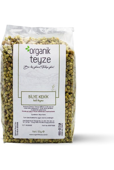 Organik Teyze Bilye Kekik 50 gr