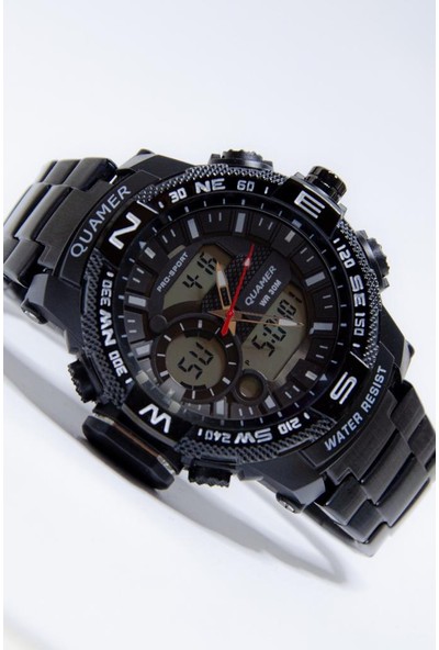 Durable Siyah Metal Kordon Erkek Kol Saat Durable Siyah Metal Kordon Erkek Kol Saat