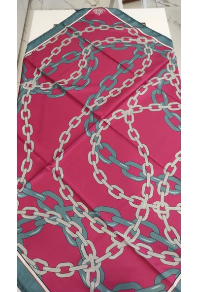 Levidor Trend Zincir Desenli Tivil Eşarp Levidor Trend Zincir Desenli Tivil Eşarp