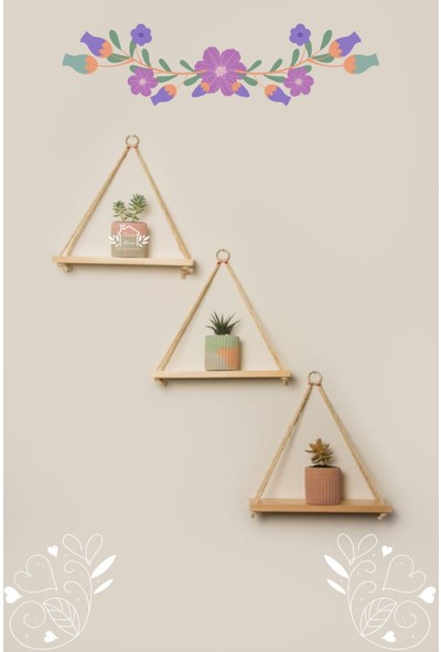 Green Home Desing Metal Halkalı Dekoratif Çocuk Odası Duvar Rafı Green Home Desing Metal Halkalı Dekoratif Çocuk Odası Duvar Rafı