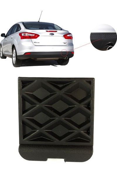 Cabu Ford Focus Sedan Arka Tampon Çeki Demir Kapağı 2012-2017 Cabu Ford Focus Sedan Arka Tampon Çeki Demir Kapağı 2012-2017