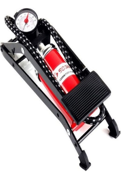 HLD Basınç Göstergeli Ayak Pompası Top Şişirme Araç Lastik Şişirme HLD Basınç Göstergeli Ayak Pompası Top Şişirme Araç Lastik Şişirme