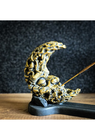 Trendlucca Dekoratif Özel Tasarım Gotic Büyücü Yarım Ay Tütsülük Set Trendlucca Dekoratif Özel Tasarım Gotic Büyücü Yarım Ay Tütsülük Set