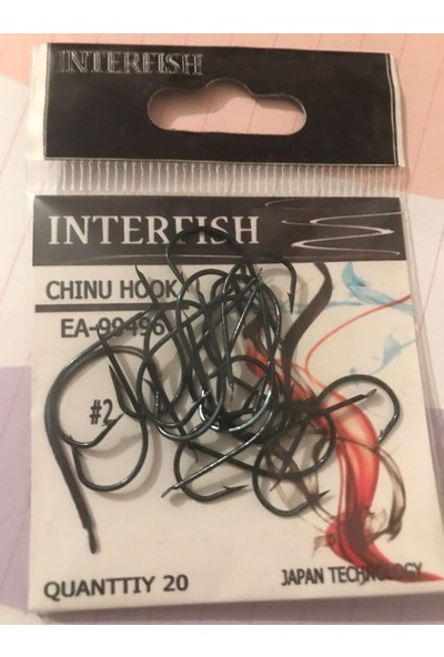 İnsefish Balık Kancası 2 No Nikel 20 Adet Interfish İnsefish Balık Kancası 2 No Nikel 20 Adet Interfish