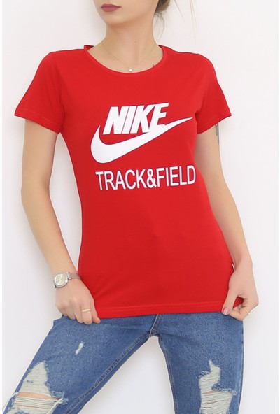 Baskılı Tişört Kırmızı - 9034.102.