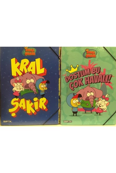 Gıpta Kral Şakir Kutu Klasör Lastikli 25X35