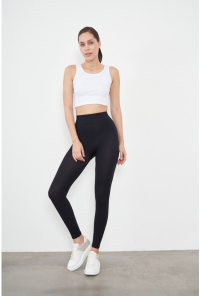 Çetinkaya Elite Life ,kadın Siyah Fitilli Tayt Çetinkaya Elite Life ,kadın Siyah Fitilli Tayt