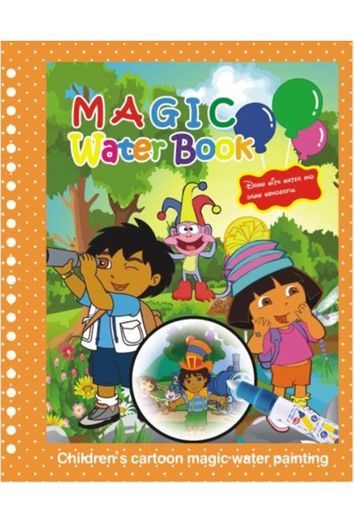 Sihirli Boyama Kitabı ve Kalemi - Magic Water Doodle Book - Eğlenceli Maceralar Sihirli Boyama Kitabı ve Kalemi - Magic Water Doodle Book - Eğlenceli Maceralar