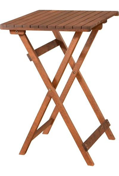 Ahşapkatlanır Bahçe Balkon Masası 50X50 cm