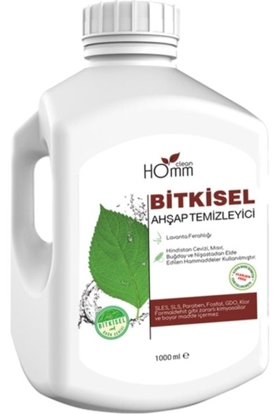 Homm Bitkisel Ahşap Yüzey Temizleyici 1000 ml Homm Bitkisel Ahşap Yüzey Temizleyici 1000 ml