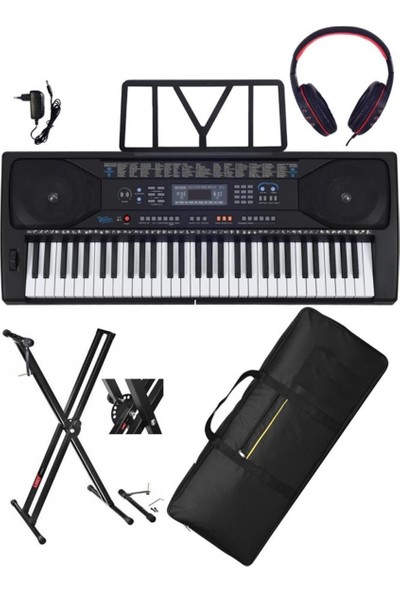 Midex PS-3500KS Tuş Hassasiyetli 61 Tuşlu Org (Stand Çanta Kulaklık Notalık Adaptör) Midex PS-3500KS Tuş Hassasiyetli 61 Tuşlu Org (Stand Çanta Kulaklık Notalık Adaptör)