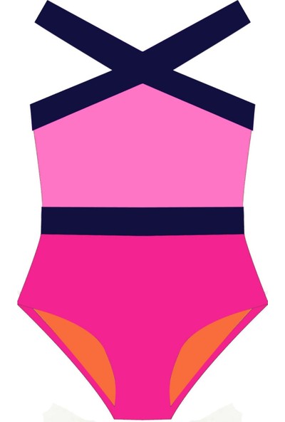 Deep Beach Fuşya-Pembe Kız Çocuk Mayo DB200703CM Deep Beach Fuşya-Pembe Kız Çocuk Mayo DB200703CM