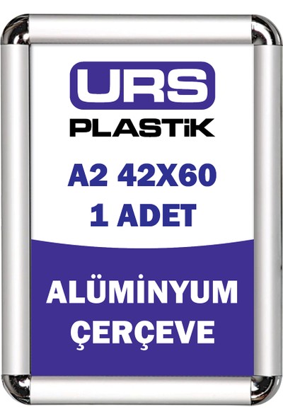 URS Plastik A2 Açılır Kapanır Alüminyum Rondo Çerçeve 42CM x 60CM URS Plastik A2 Açılır Kapanır Alüminyum Rondo Çerçeve 42CM x 60CM