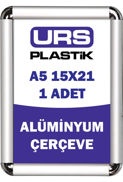 URS Plastik A5 Açılır Kapanır Alüminyum Rondo Çerçeve 15CM x 21CM URS Plastik A5 Açılır Kapanır Alüminyum Rondo Çerçeve 15CM x 21CM