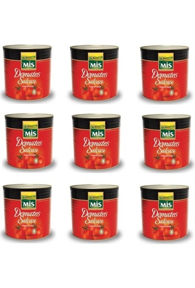 Mis Domates Salçası 830 gr x 9 Adet Mis Domates Salçası 830 gr x 9 Adet