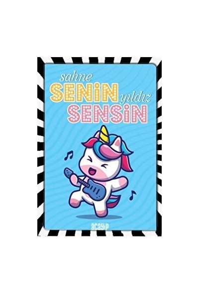 Havalı Unicorn Defter - Havalı Defterler - Kolektif