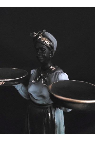 Ağırzade Iki Gözlü Biblo Mumluk