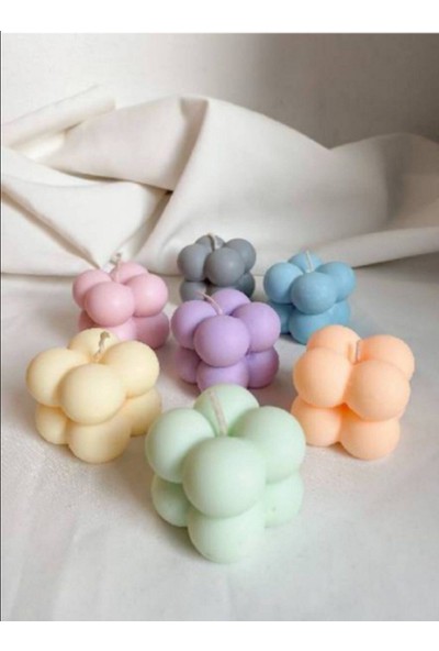 Ahenk Moda 10 Adet Özel Mini Bubble Mum