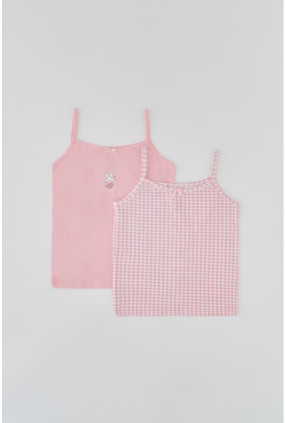 Dagi Pembe 2 Li Ince Askılı Atlet