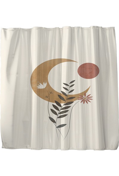 Yilegou 180X180CM Baskılı Su Geçirmez Duş Perdesi - Bej (Yurt Dışından) Yilegou 180X180CM Baskılı Su Geçirmez Duş Perdesi - Bej (Yurt Dışından)