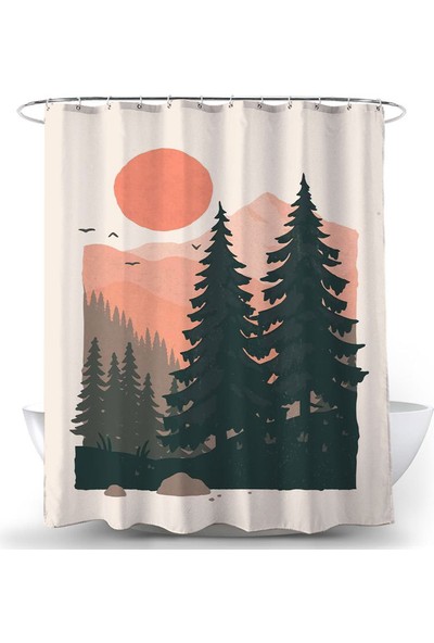 Yilegou 180X180CM Baskılı Su Geçirmez Duş Perdesi - Çok Renkli (Yurt Dışından) Yilegou 180X180CM Baskılı Su Geçirmez Duş Perdesi - Çok Renkli (Yurt Dışından)