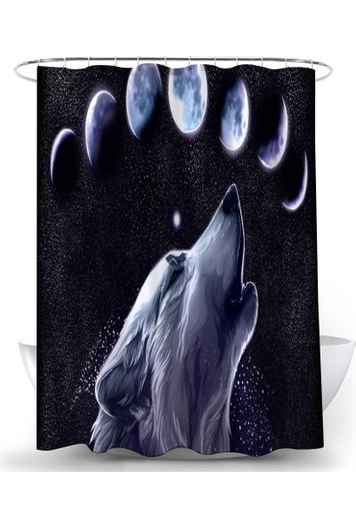 Yilegou 180X180CM Baskılı Su Geçirmez Duş Perdesi - Siyah (Yurt Dışından) Yilegou 180X180CM Baskılı Su Geçirmez Duş Perdesi - Siyah (Yurt Dışından)