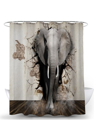 Yilegou 180X180CM Baskılı Su Geçirmez Duş Perdesi - Çok Renkli (Yurt Dışından) Yilegou 180X180CM Baskılı Su Geçirmez Duş Perdesi - Çok Renkli (Yurt Dışından)