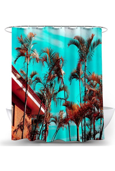 Yilegou 180X180CM Baskılı Su Geçirmez Duş Perdesi - Mavi (Yurt Dışından) Yilegou 180X180CM Baskılı Su Geçirmez Duş Perdesi - Mavi (Yurt Dışından)