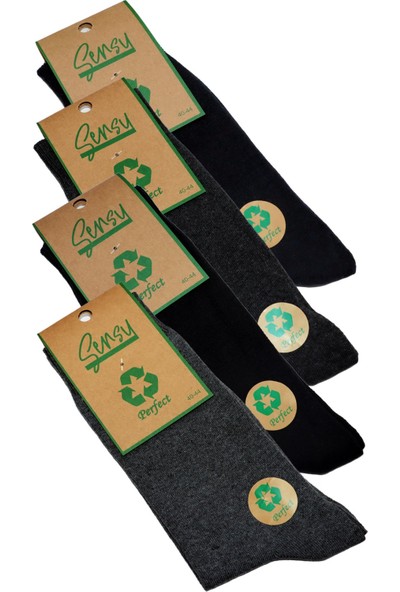 Sensu Iç Giyim Perfect Çevre Dostu Recycling Erkek 12LI Çorap - CRP2167 Sensu Iç Giyim Perfect Çevre Dostu Recycling Erkek 12LI Çorap - CRP2167