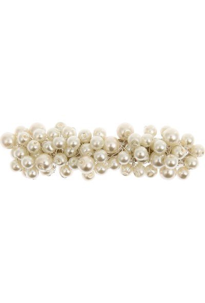 Pearly Handmade Inci Otomatik Klipsli Saç Tokası Pearly Handmade Inci Otomatik Klipsli Saç Tokası