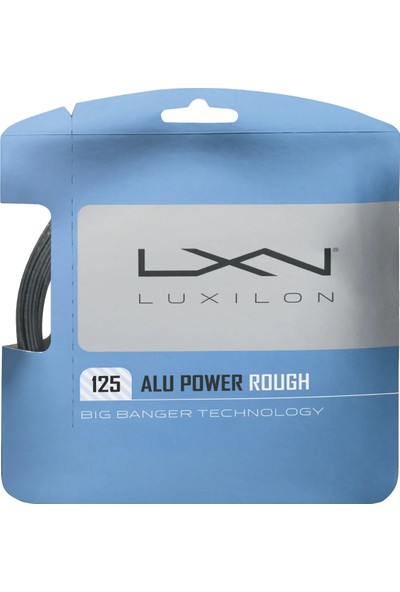 Luxilon Alu Power Rough 1.25 Gümüş Tekli Kordaj Luxilon Alu Power Rough 1.25 Gümüş Tekli Kordaj