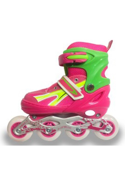 F-Sports Işıklı 2+2 Ayarlanabilir Metal Gövdeli Paten