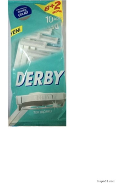 Derby Tek Bıçaklı Jilet 10 Lu Paket Derby Tek Bıçaklı Jilet 10 Lu Paket