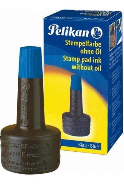 Pelikan Istampa Mürekkebi 28 ml Mavi 351213 Pelikan Istampa Mürekkebi 28 ml Mavi 351213