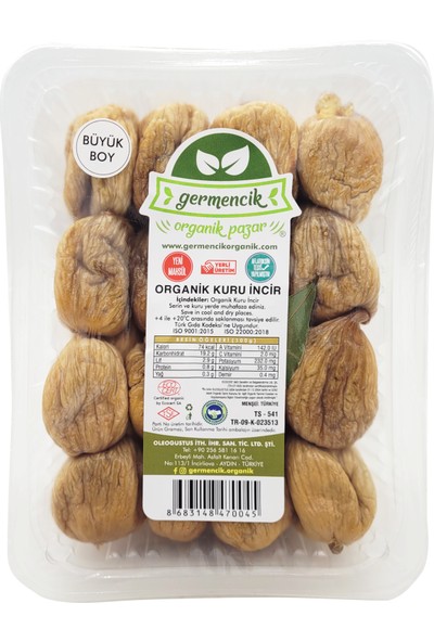 Organik Sertifikalı Kuru Dağ Inciri 1kg