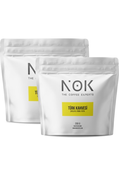 NOK Nitelikli Türk Kahvesi Blend 2'li Paket 200 gr