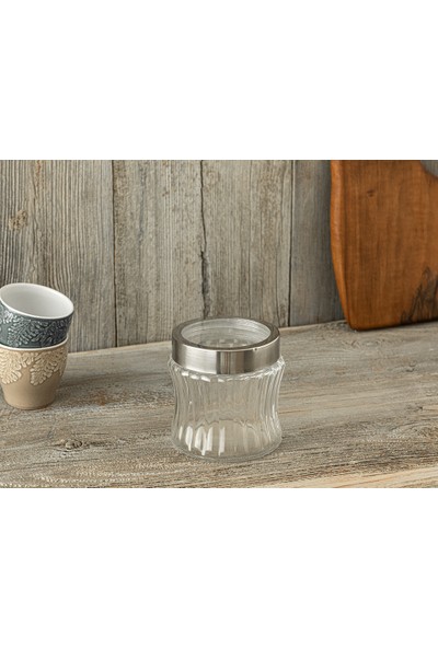 Duke Cam Kavanoz 600 ml Şeffaf