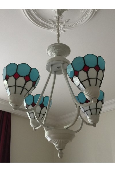 Akdeniz Stili Vitray Avize Akdeniz Stili Vitray Avize