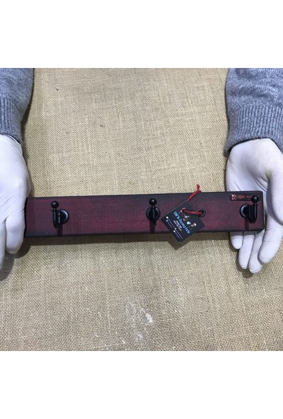 3 Kancalı Mutfak Banyo ve Anahtar Askısı ( 30CM x 4,7cm )