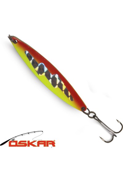 Oskar Frodo 21 gr Metal Kaşık Sarı-Kırmızı Oskar Frodo 21 gr Metal Kaşık Sarı-Kırmızı