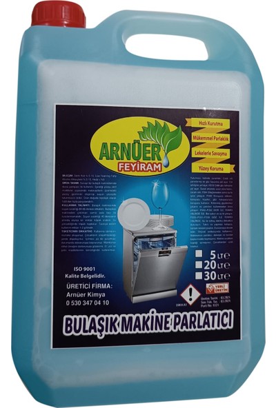 Arnüer Sıvı Bulaşık Makinası Parlatıcısı 5 Lt