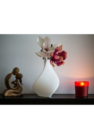 İşbilen Teknoloji Modern Masaüstü Vazo -Dekoratif Vazo 20CM