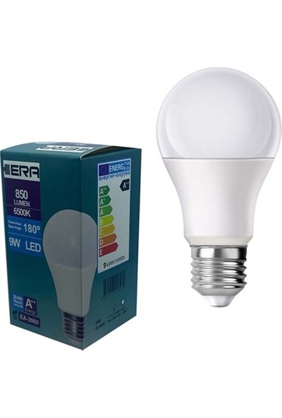 Era 9 Watt 6500K 810 Lumen E27 LED Tasarruf Ampul Era 9 Watt 6500K 810 Lumen E27 LED Tasarruf Ampul