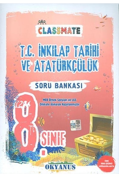 8.sınıf Classmate Inkılap Tarihi Soru Bankası Okyanus Yayınları 8.sınıf Classmate Inkılap Tarihi Soru Bankası Okyanus Yayınları