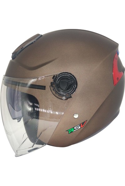 Rsv Yarım Kask Güneş Vizörlü Kahve (L) Rsv Yarım Kask Güneş Vizörlü Kahve (L)
