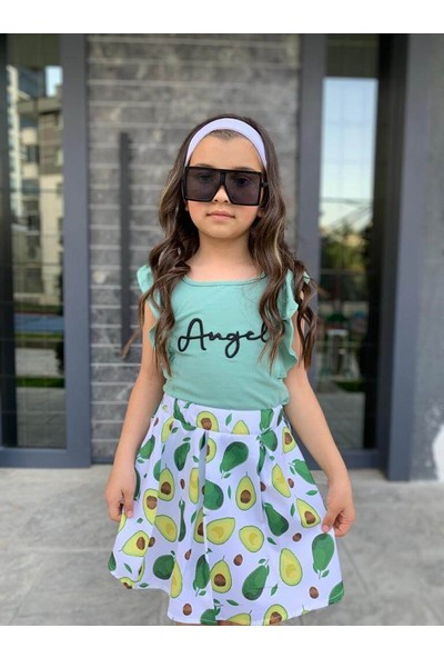 Luna Kız Çocuk Meleklere Özgü Tasarım Avakado Baskılı Muhteşem Ürün Luna Kız Çocuk Meleklere Özgü Tasarım Avakado Baskılı Muhteşem Ürün