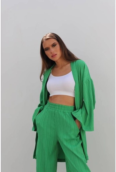 Weppa Kadın Gofre Kimono Alt-Üst Takım Weppa Kadın Gofre Kimono Alt-Üst Takım