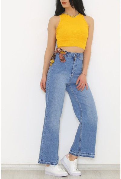 Hepsi Yeni Moda Hepsiyenimoda Paça Kesik Kot Pantolon Mavi Hepsi Yeni Moda Hepsiyenimoda Paça Kesik Kot Pantolon Mavi