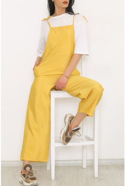 Hepsi Yeni Moda Hepsiyenimoda Ip Askılı Tulum Hardal Hepsi Yeni Moda Hepsiyenimoda Ip Askılı Tulum Hardal